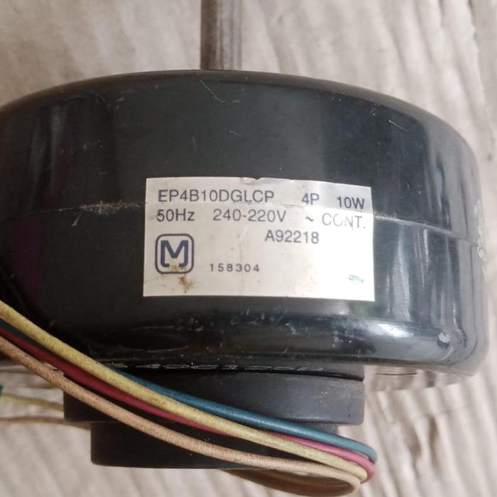 Jual Motor Fan Indoor AC Split EP4B10DGLCP 4P 10W Bekas Cabutan ...