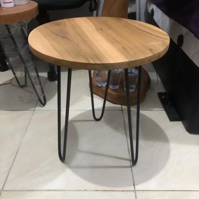 Jual Meja Bulat Kayu Jati / Meja Kayu Minimalis - Kota Tasikmalaya ...
