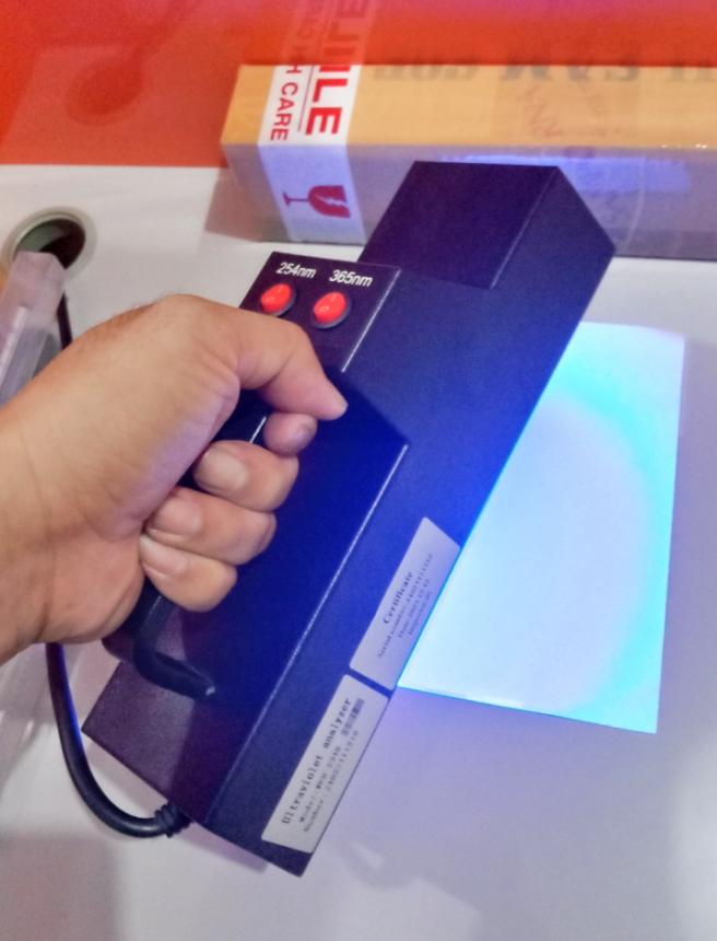 Promo Portable UV Lamp 365nm and 254nm Dual Wave length Ultraviolet ...