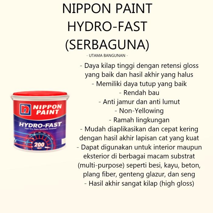 Jual CAT TEMBOK INTERIOR NIPPON PAINT - QUAKER GRAY/N2005P - Hydrofast ...