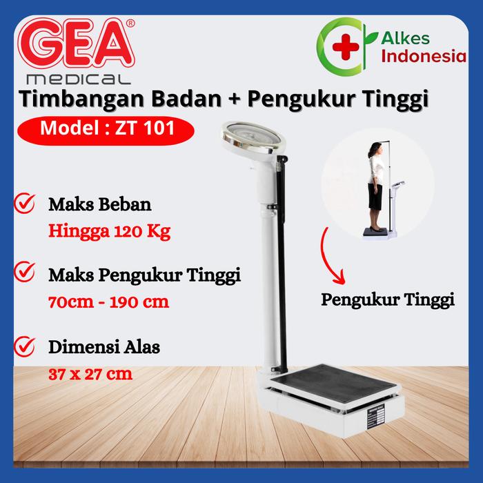 Jual Timbangan Badan ZT 120 GEA + Pengukur Tinggi l Height & Weight ...