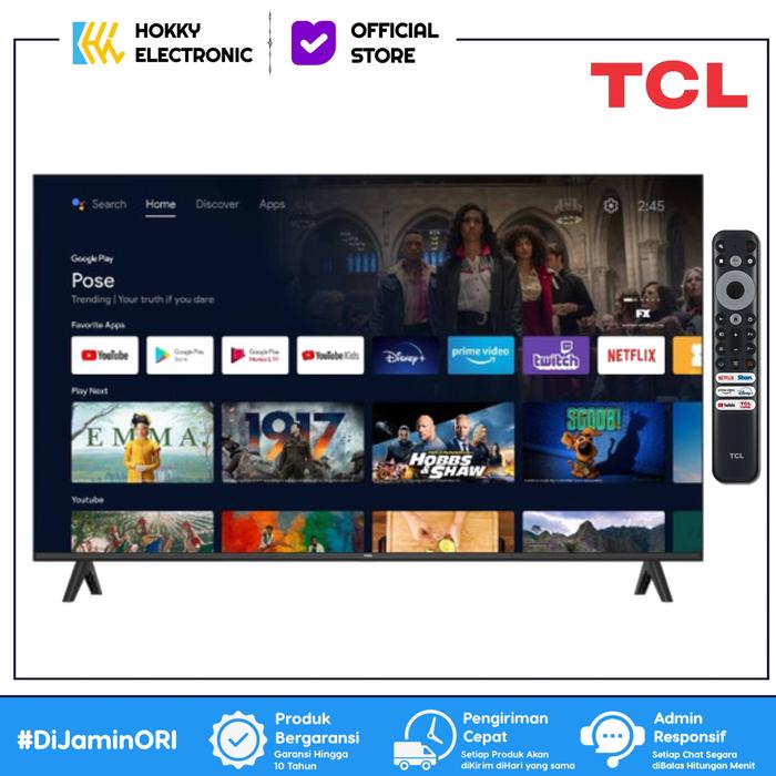 Promo TCL 32S5400A Smart Led TV 32 Inch Android 11 Frameless Ok Google ...