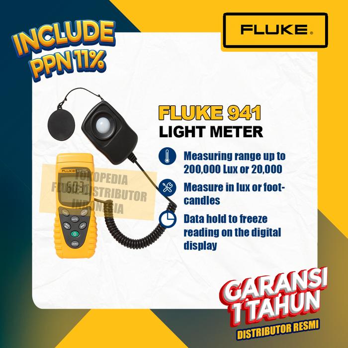 Promo Fluke 941 Digital Lux Meter Light Meter Cicil 0% 3x - Jakarta ...
