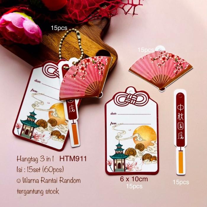 Jual hang tag kartu ucapan gantungan mooncake mid autumn festival ...