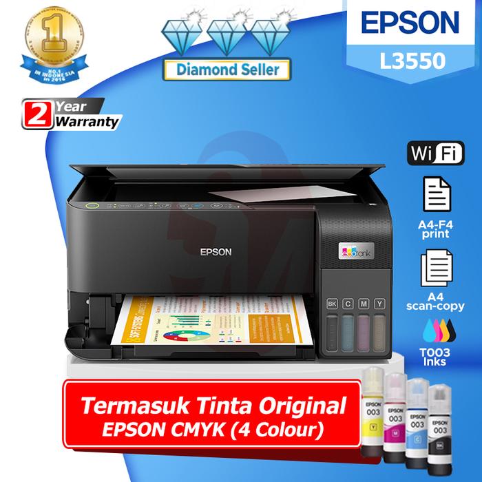 Promo Printer Epson L 3550 Multifungsi Print Scan Copy Wireless - L3550 ...