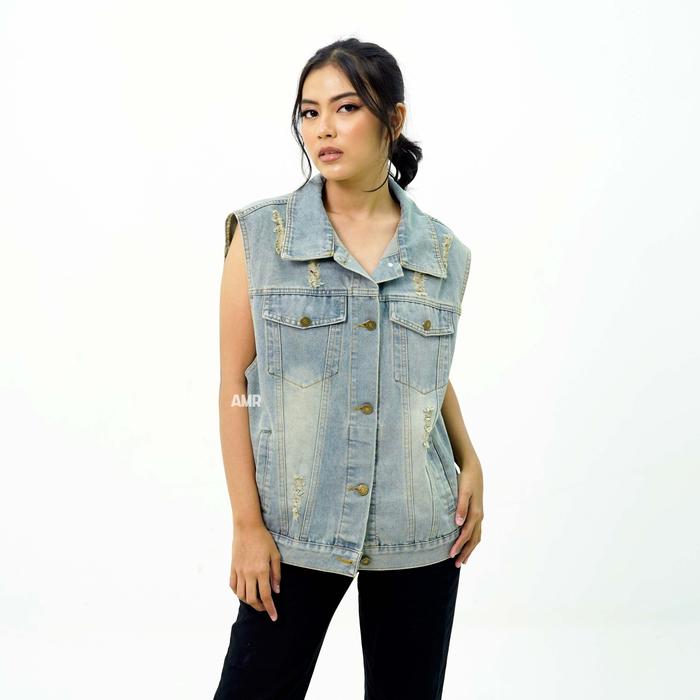 Jual AMR Original - Rompi Jeans Ripped 501 - Rompi Jeans Standard ...