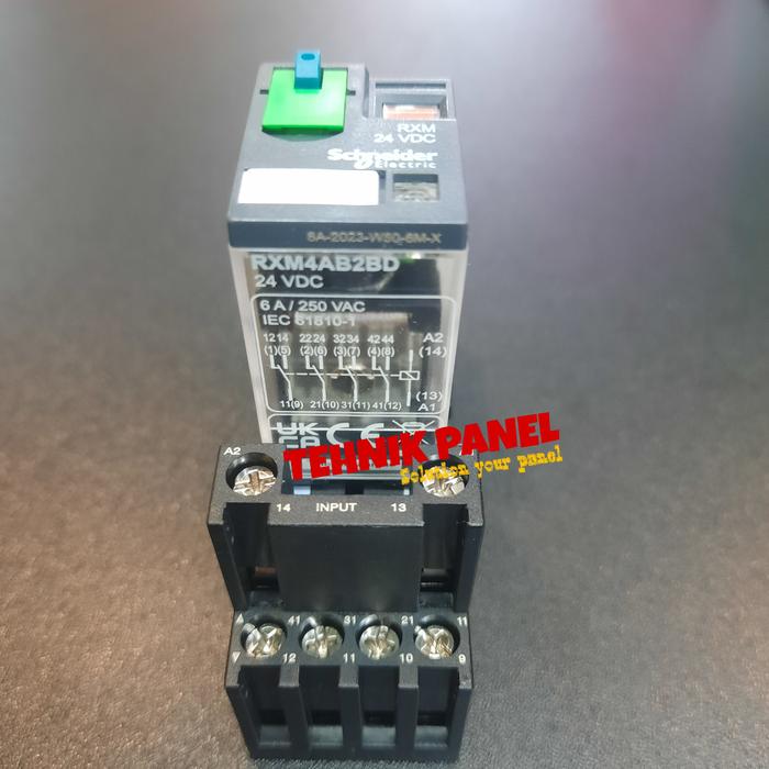 Jual RELAY SCHNEIDER RXM4AB2BD 24VDC + SOCKET RXZE2M114M - Jakarta ...