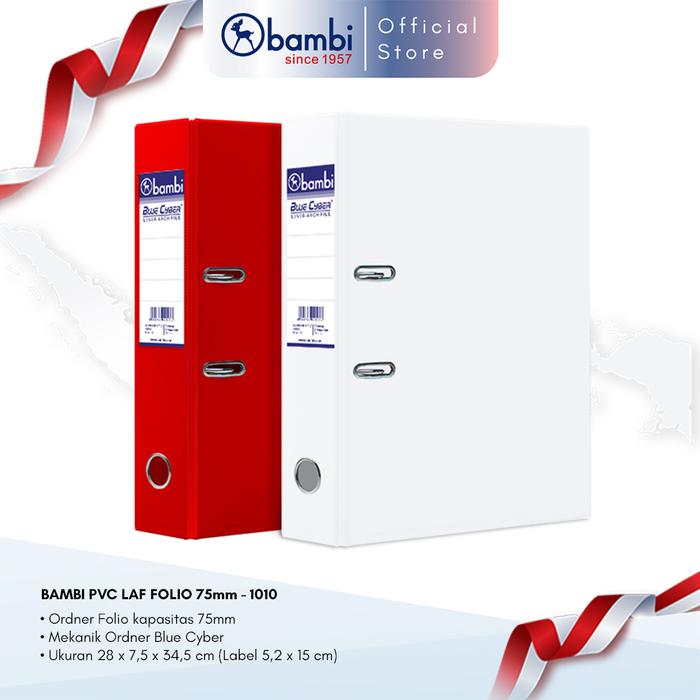 Jual Bambi Lever Arch File Ordner Folio 75mm Jumbo Size Edisi ...
