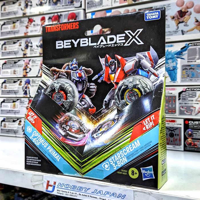Jual Beyblade X Transformers - Optimus Primal 3-60F & Starscream 3-80N ...