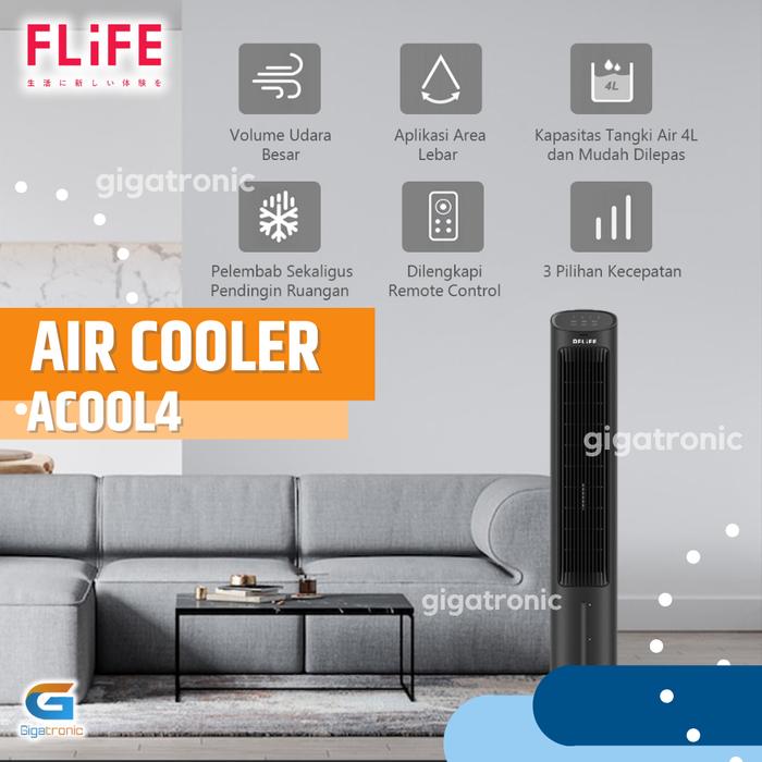 Jual Flife Tower Fan Air Cooler FTA-ACOOL4 - Penyejuk Ruangan - Jakarta ...