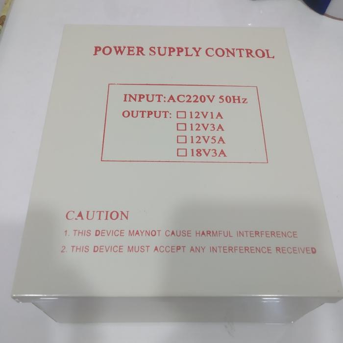 Jual PSU 5A / Box Power Supply 12V 5A Access Control 12V5A Acc 220V 5Hz ...
