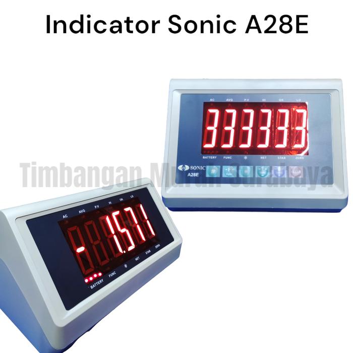 Jual Indicator Jembatan Timbang / Truck Scale / Double Display / SONIC ...