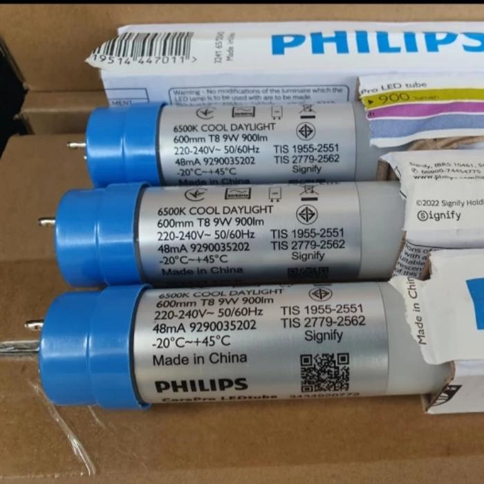 Jual PHILIPS COREPRO Led Tube 9W 600mm 9Watt 9 Watt 9 W Putih 865 T8 AP ...