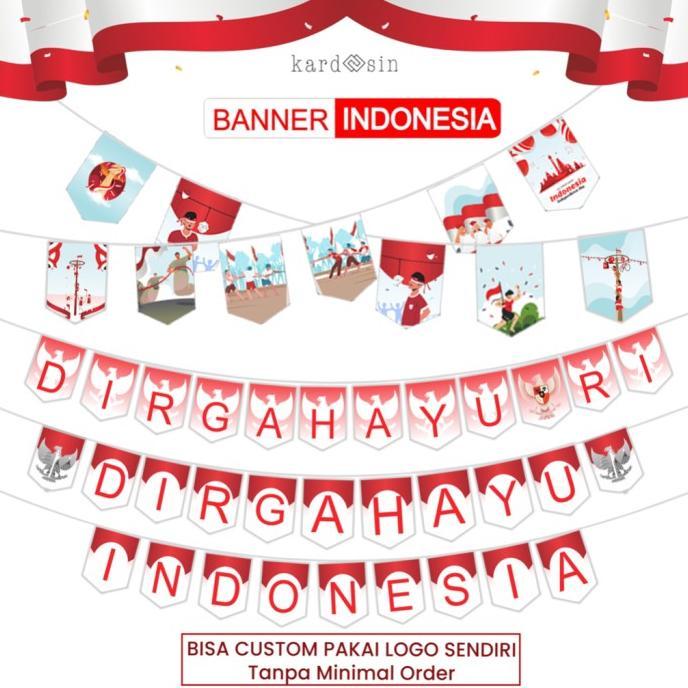 Jual ready 2 METER BANNER DIRGAHAYU REPUBLIK INDONESIA HUT RI 78 ...