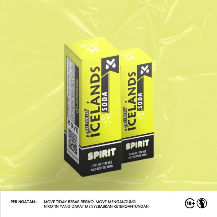 Jual Icelands Soda Spirit Salt Nic 30ML by Move Juice - Liquid Iceland ...