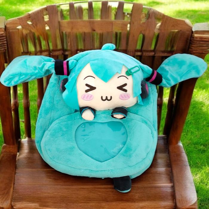 Jual Tas Hatsune Miku . Boneka Hatsune Miku. Tas backpack. Tas Anime ...