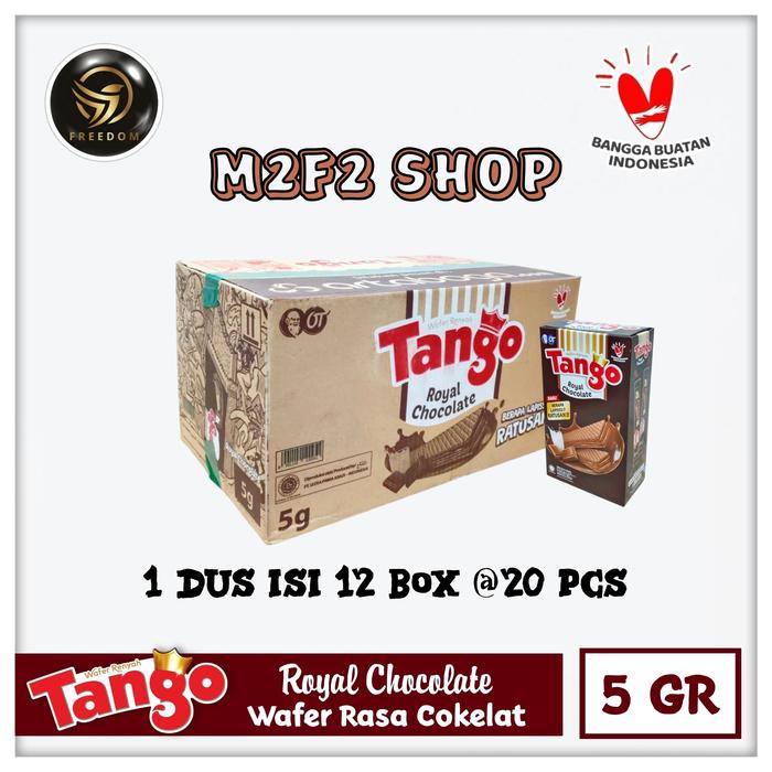 Jual Tango Wafer Royal Chocolate Stick | Krim Cokelat Stik - 5 gr ...