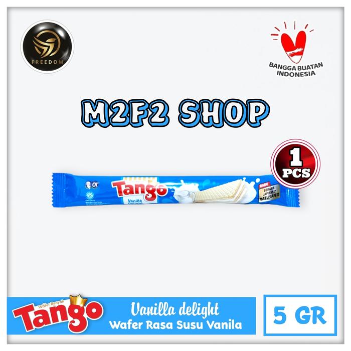 Jual Tango Wafer Vanilla Delight Stick | Krim Vanila Susu Stik - 5 gr ...