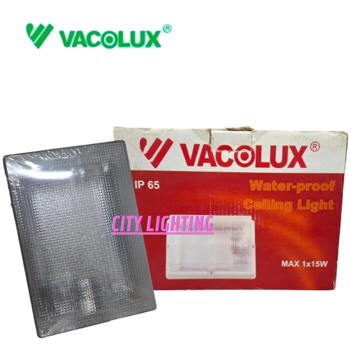 Jual Vacolux Kap Lampu Ceiling Light IP65 E27 Outbow W-011 Kotak ...