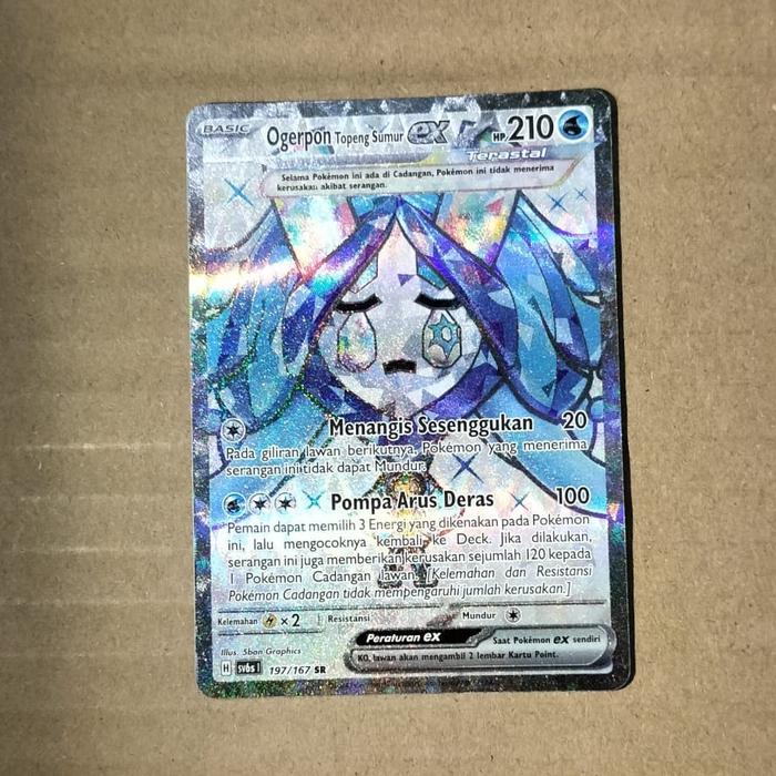 Jual kartu pokemon Ogerpon topeng sumur Ex 197/167 SR - Kab. Tangerang - Diecast-to-1 | Tokopedia