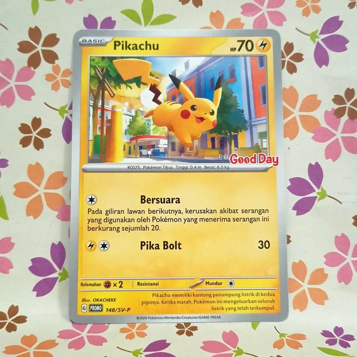 Jual pokemon good day promo charizard ex - pikachu - ceruledge ...