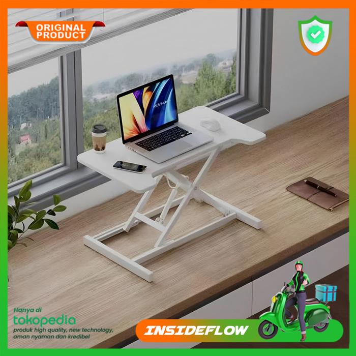 Jual Meja Lipat Laptop Portable Desk Mini Belajar Adjustable Hydraulic ...