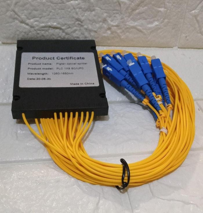 Jual Passive Splitter Pasif Splitter 1:8 MODULAR BESAR Fiber Optik ...