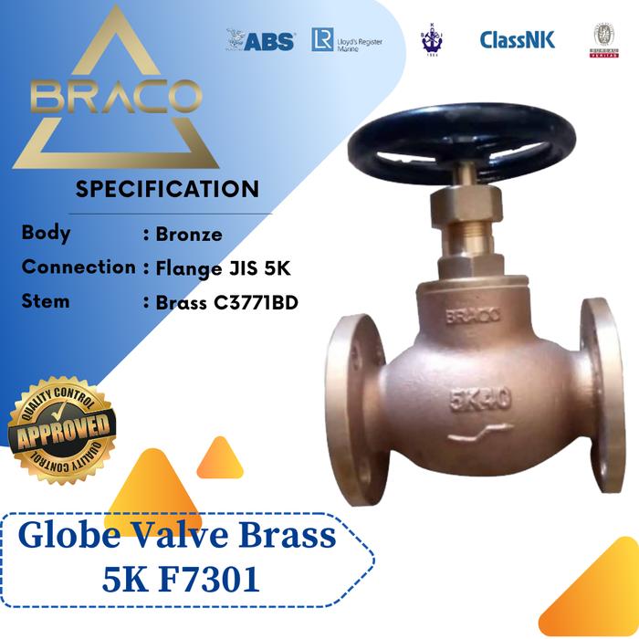 Jual GLOBE VALVE BRONZE F7301 5K 32 SIZE 1-1/4" / F7351 SDNR - Jakarta ...