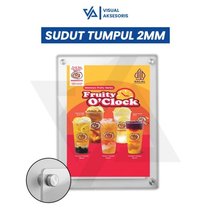 Promo Frame Dinding Akrilik A3 Transparan | Bingkai Poster Minimalis ...