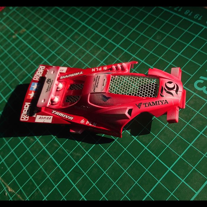 Jual body custom repaint tamiya mini4wd special edisi kemerdekaan water ...