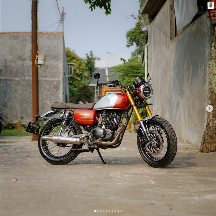 Jual Part Custom Kawasaki W175 Modifikasi W175 SE Cafe Retro - Kota ...