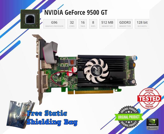 Jual Nvidia Geforce 9500 GT 128 bit - Kab. Bintan - BIGDREAM-STORE | Tokopedia