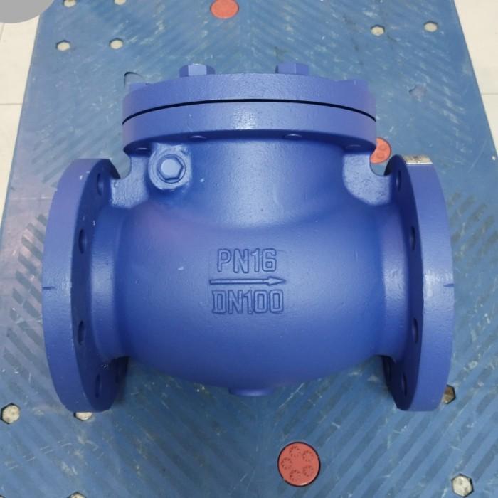 Jual Swing Check Valve PN16 Cast Iron ukuran 8" ( inch ) / DN200 Swing Check Cast Iron PN 16 ...