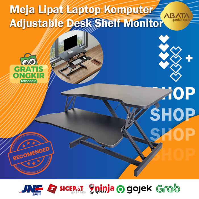 Jual Meja Laptop Portable Adjustable With Keyboard Stand Monitor Stand ...