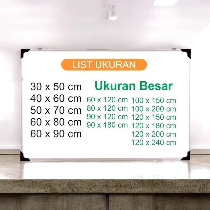 Jual Papan Tulis 90 x 120 cm - Local Whiteboard - Kota Semarang ...
