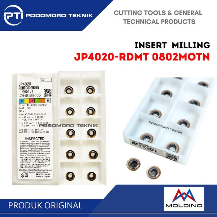 Jual INSERT RDMT 0802MOTNRDMT0802MOTN R4 JP 4020 MOLDINO - Kab. Bekasi ...