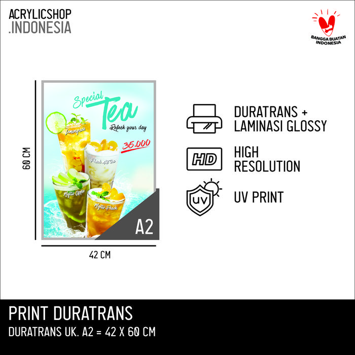 Jual Print Duratrans Paper Backlite for Slim Light Box | Kertas Neon ...