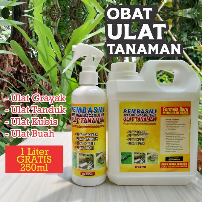 Jual OBAT HAMA TANAMAN ULAT | membasmi semua jenis ulat 1 LITER FREE ...