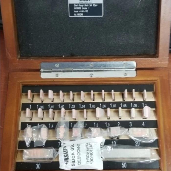 Jual INSIZE STEEL GAUGE BLOCK SET/INSIZE GAGE BLOCK SET/INSIZE 4100-132 ...