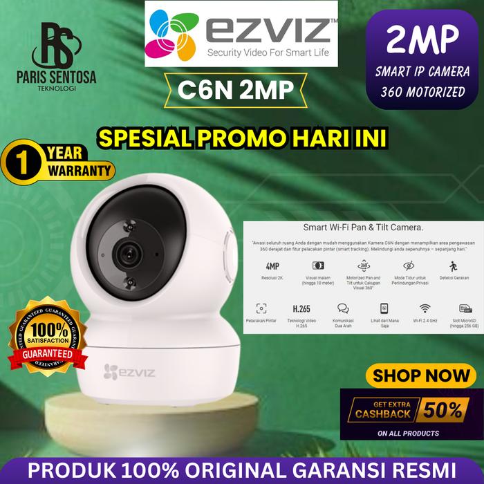 Promo EZVIZ H7C 2K+ 8MP 4MP + 4MP SMART HOME WIFI CCTV IP CAMERA DUAL ...