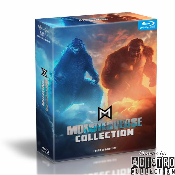 Jual Film Blu-ray GODZILLA KONG MONSTERVERSE edisi BOX SET COMPLETE ...
