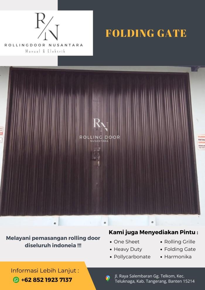 Jual Pintu folding gate besi baja/galvalum berkualitas pintu toko ...