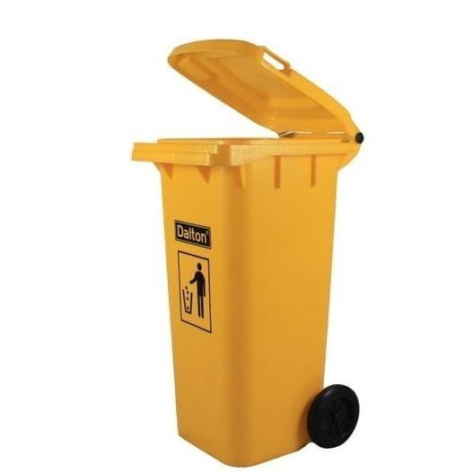 Jual Dustbin Tempat Sampah HDPE 100 Liter DALTON LXD100C YELLOW ...