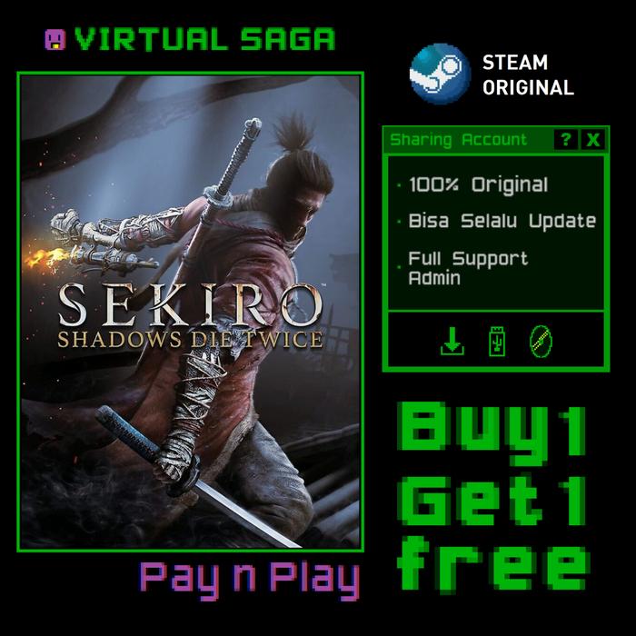 Jual Sekiro Steam Sharing PC Game - Kab. Bogor - Virtual Saga | Tokopedia