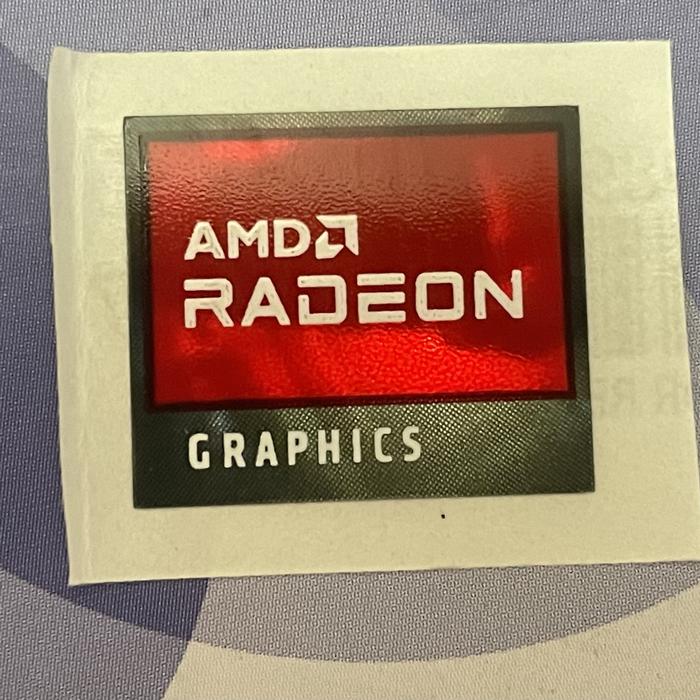 Jual Sticker stiker logo AMD Radeon red gen6/7 original - Kota ...