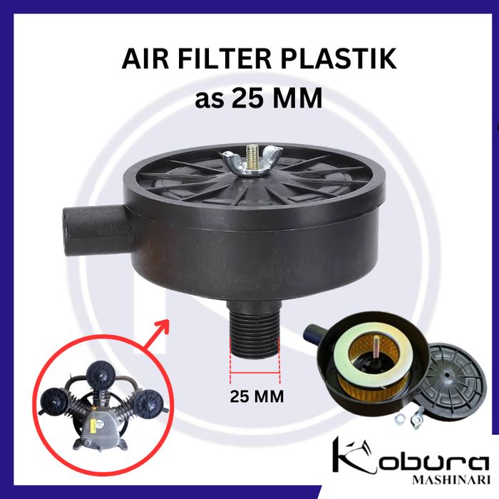 Jual Air Filter Saringan Hawa Plastik AS 25mm Kompressor Angin ...