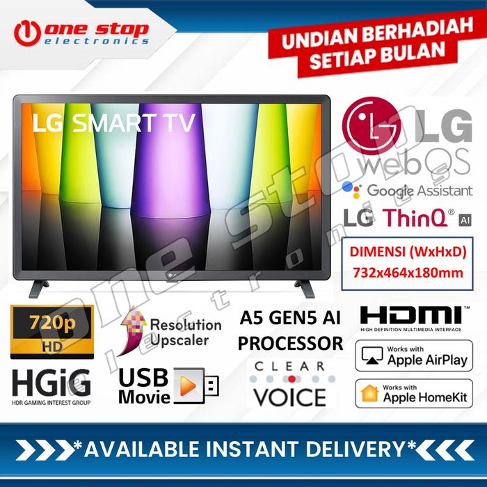 Promo LG 32LR650 / 32LR650BPSA HD SMART TV w/ α5 AI Processor Gen6 32 ...