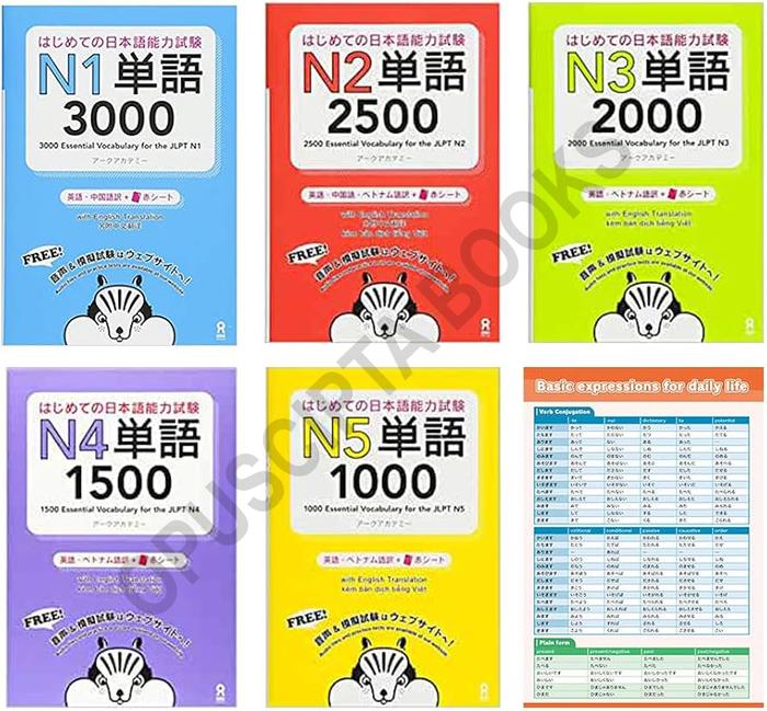 Jual Hajimete no Nihongo Japanese Vocabulary JLPT N5-N1 - Kota Tangerang Selatan - OpusCipta ...