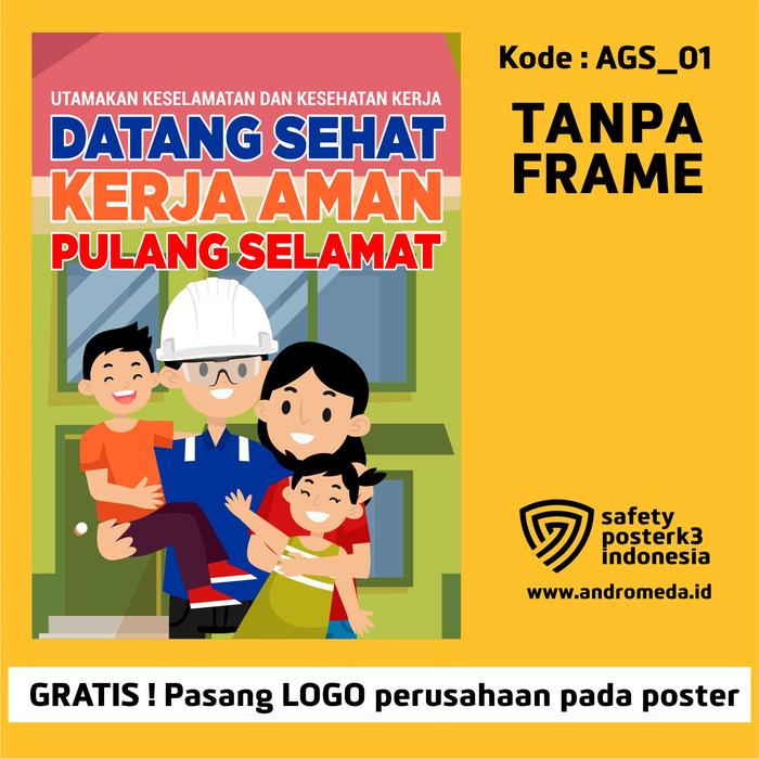 Jual Safety Poster Slogan K3 HSSE Utamakan Keselamatan dan Kesehatan ...