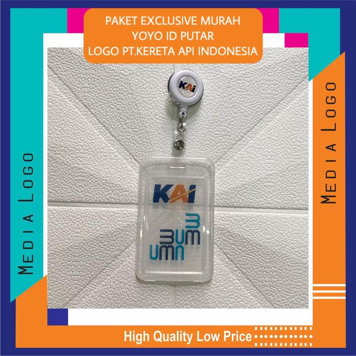 Jual LOGO BARU PT.KAI- YOYO PUTAR+CARD HOLDER BENING (Paket Exclusive ...